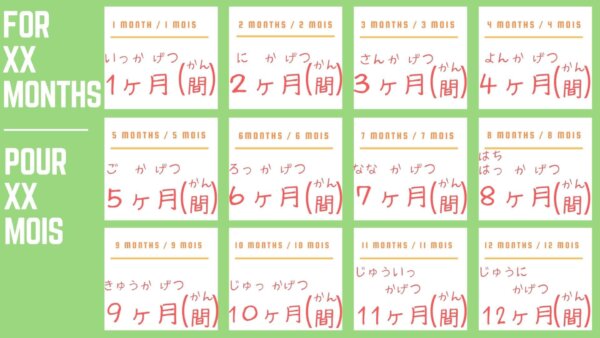 Japanese Calendar Dates | Harupaka Studio
